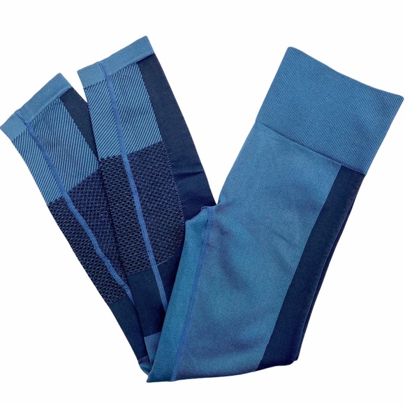 JoyLab | Pants & Jumpsuits | Joy Lab High Rise Leggings Blue Colorblock ...